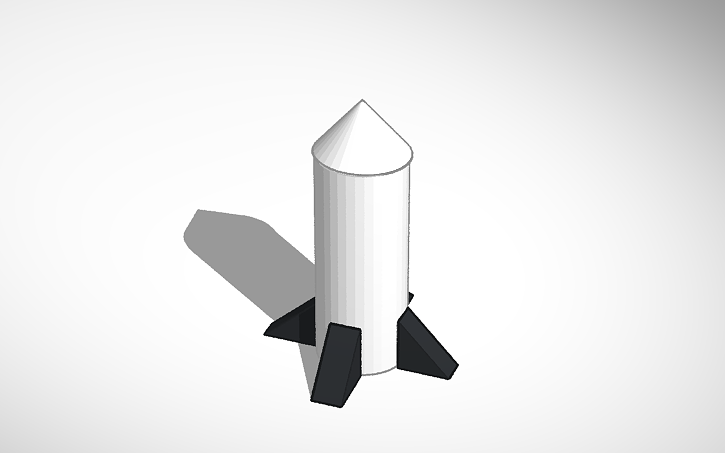 3D design roket lonch | Tinkercad