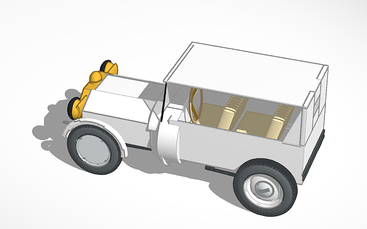 3D design Model T copied and rebuilt - Tinkercad
