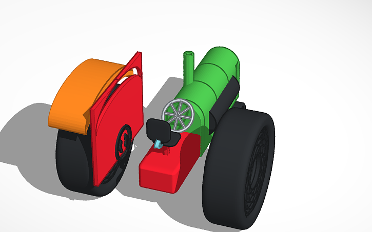3D design Tractor - Tinkercad
