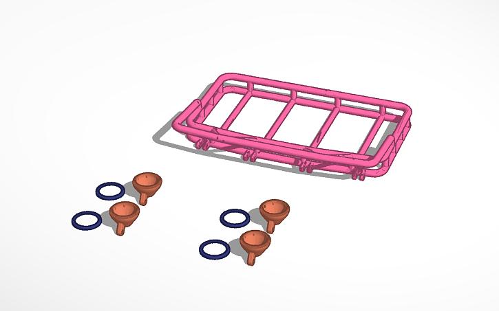 3D design Roof Rack - Tinkercad