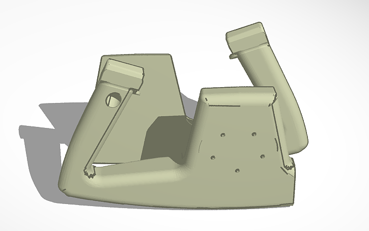 3D design yoke - Tinkercad