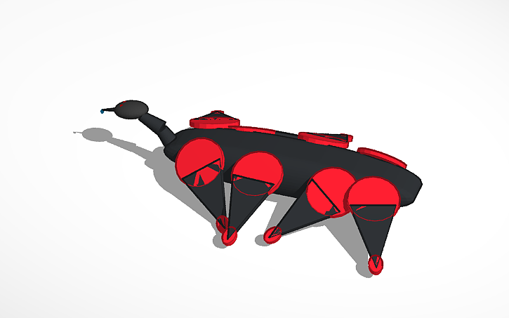 3D design Mechanical Hound - Tinkercad