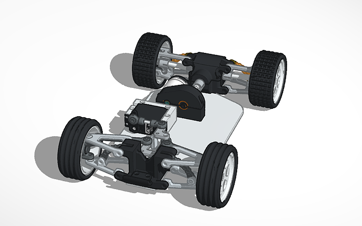 3D design Rc truggy with suspension - Tinkercad