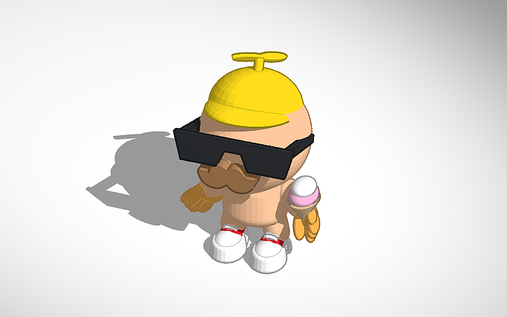 3D design cool boy - Tinkercad