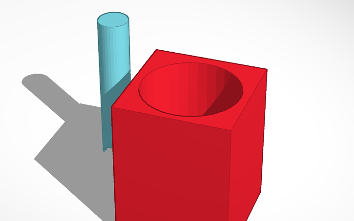 3D design Engine piston - Tinkercad