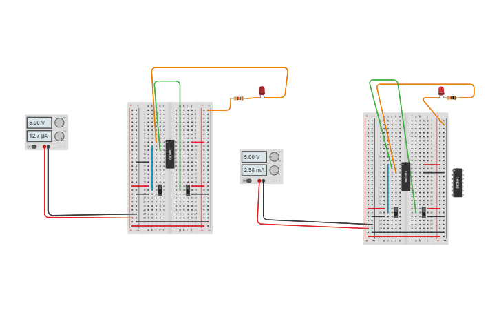 Circuit design Λογική Σχεδίαση Εργασία 01 | Tinkercad
