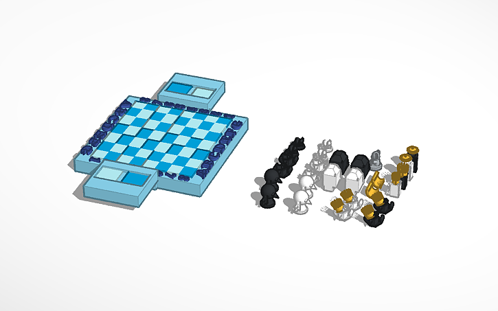 3D design Chess 2 3d design by me - Tinkercad