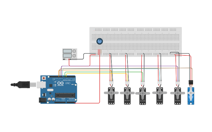 Circuit design Neat Jarv-Robo - Tinkercad
