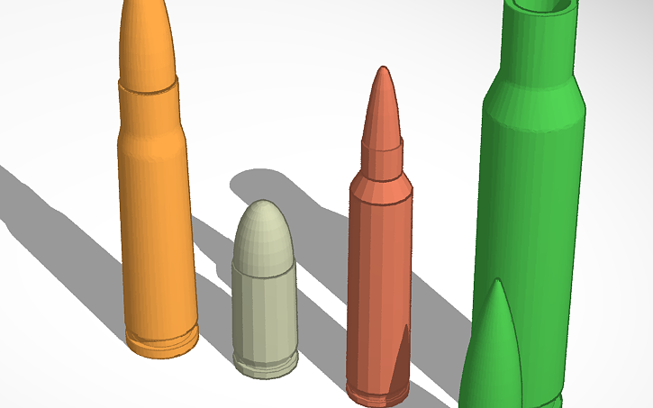 3D design bullets dummy | Tinkercad