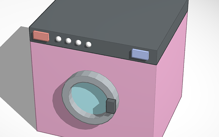 3D design mini makeup washer - Tinkercad