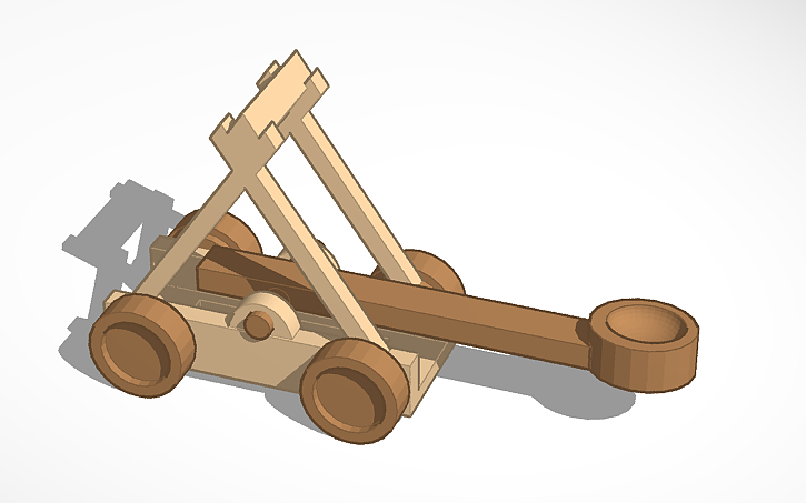 3D design katapult - Tinkercad