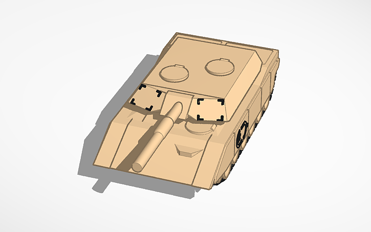 3D design Tank - Tinkercad