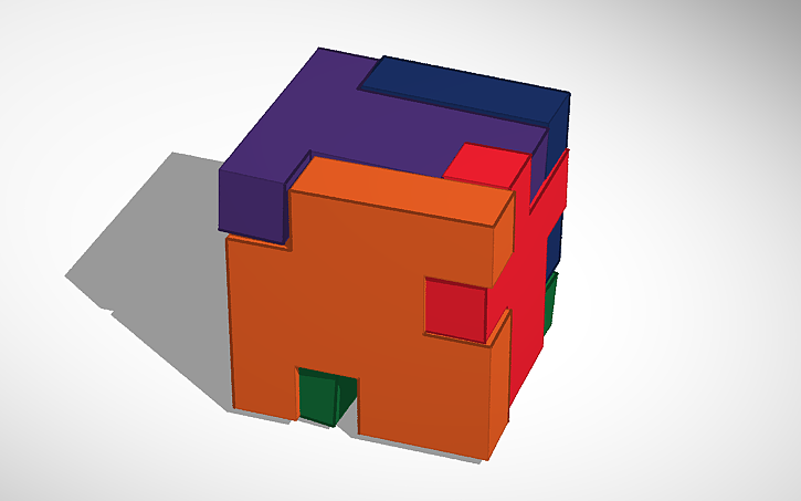 3d Design Copy Of Cube Puzzle Tinkercad