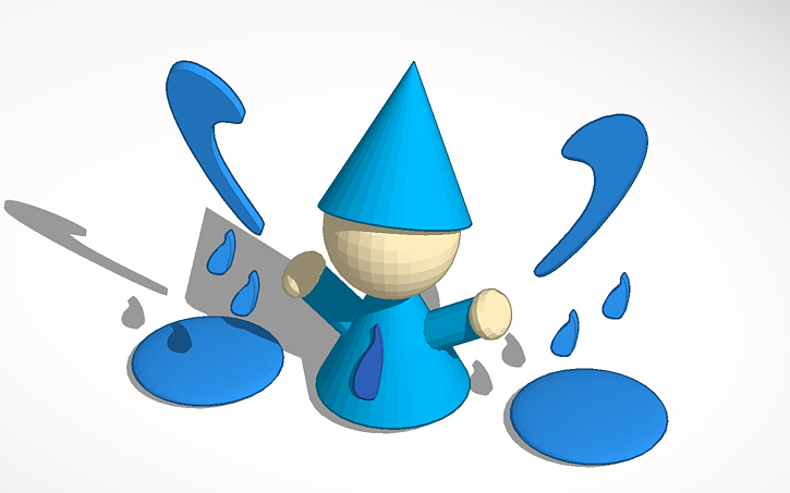 3D design Water Wizard #WIZ | Tinkercad
