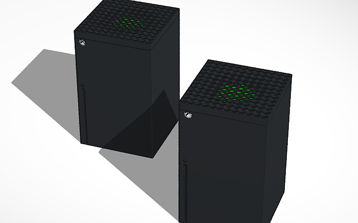 3D design Xbox Series X - Tinkercad
