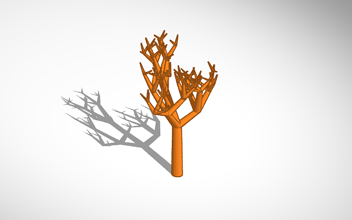 3D design Coral Tree - Tinkercad