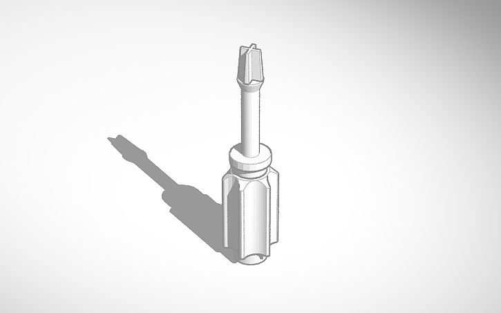 3D design Screwdriver - Tinkercad