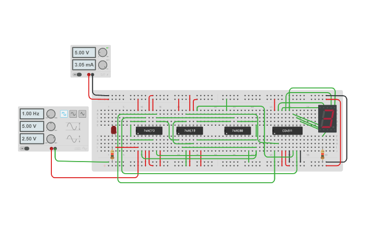 Circuit Design Jk Ff Tinkercad