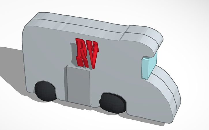 3d Design Rv Camper Tinkercad