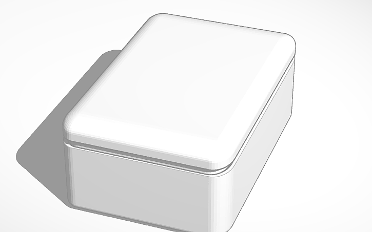 3D design Container with Lid - Tinkercad