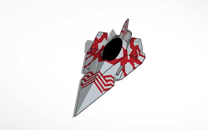 3D design Delta-7B Aethersprite-Class Light Interceptor - Tinkercad