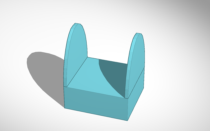 3D design .15 Firewall rounded RC Plane - Tinkercad