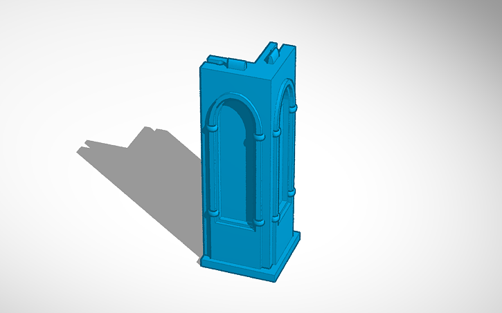 3d Design Gothic Dust Sized Outside Corner Tinkercad