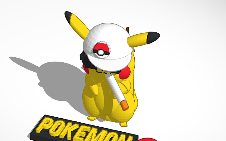 3D design Dope Pikachu | Tinkercad