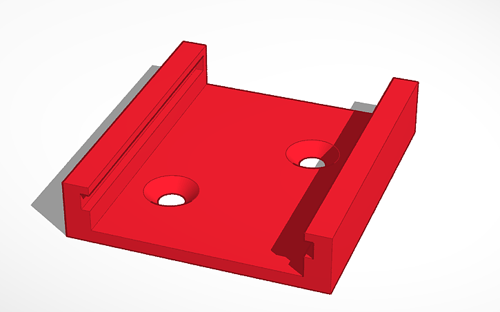 3D design RR Crossing Flasher board mount - Tinkercad