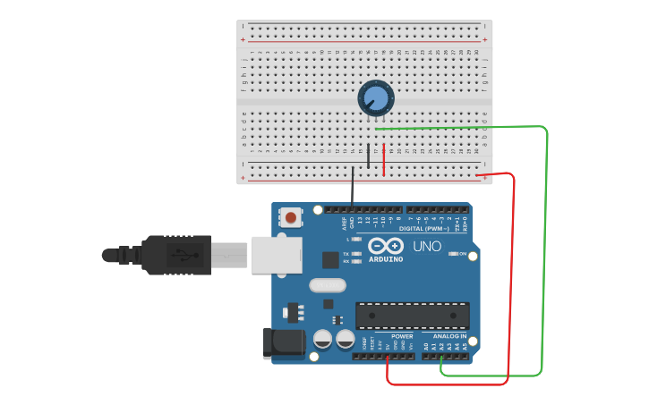 Potentiometer Tinkercad