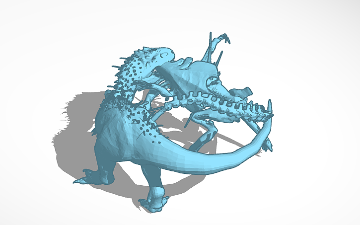 3D design Copy of beast v beast - Tinkercad