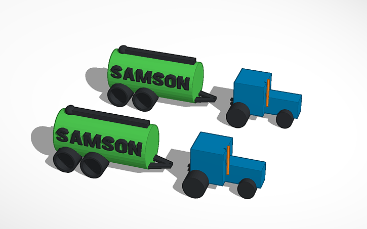 3D design Traktor - Tinkercad