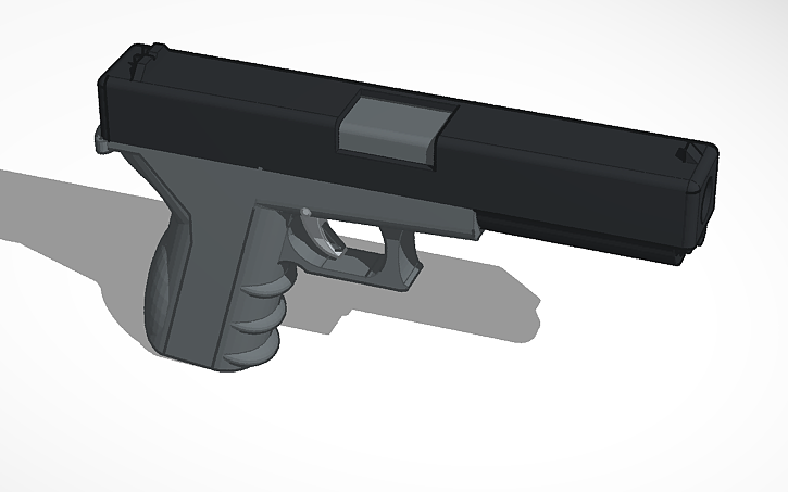 3D design glock 17 - Tinkercad