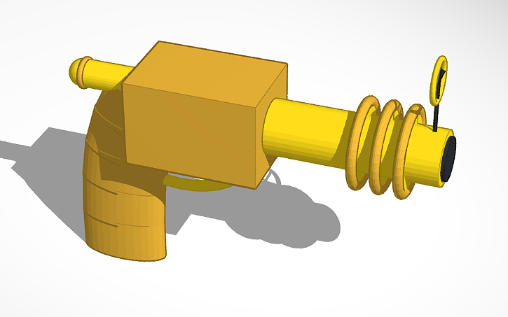 3D design Marvin's Ray Gun - Tinkercad