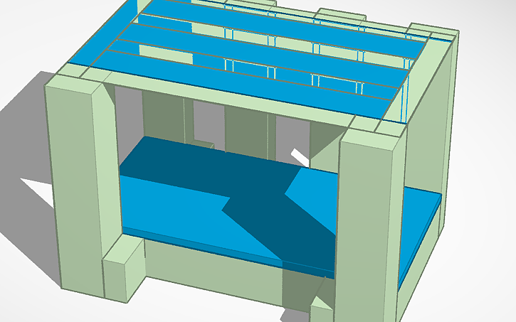 3D design 4x20 Gallon fishtank rack | Tinkercad