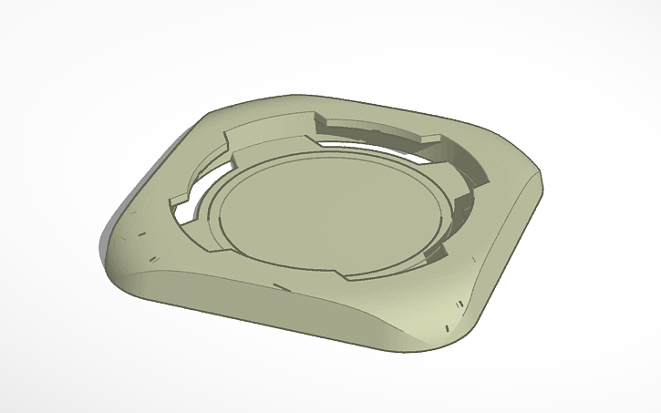3D design QuadLock adaptor (female) - Tinkercad