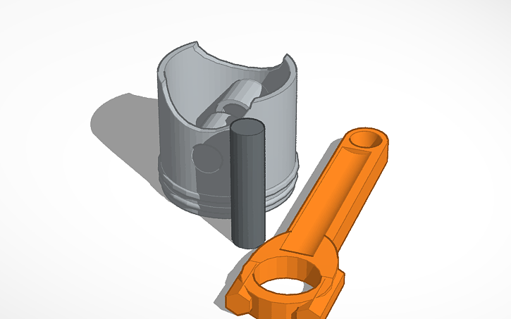 3D design Piston | Tinkercad