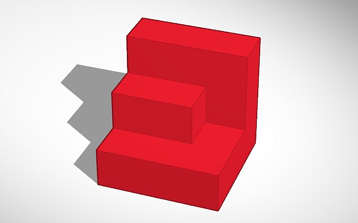 3D design Block Shape - Tinkercad