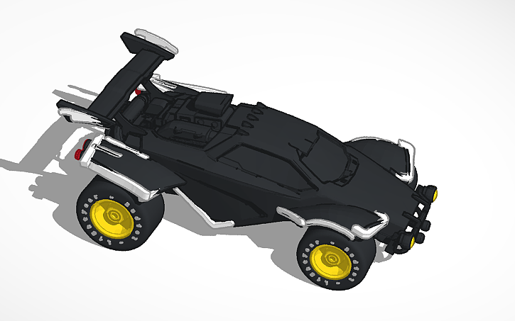 3D design Titanium white octane - Tinkercad