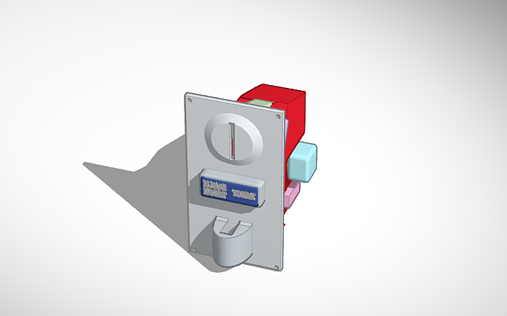 3D design Coin Selector - Tinkercad