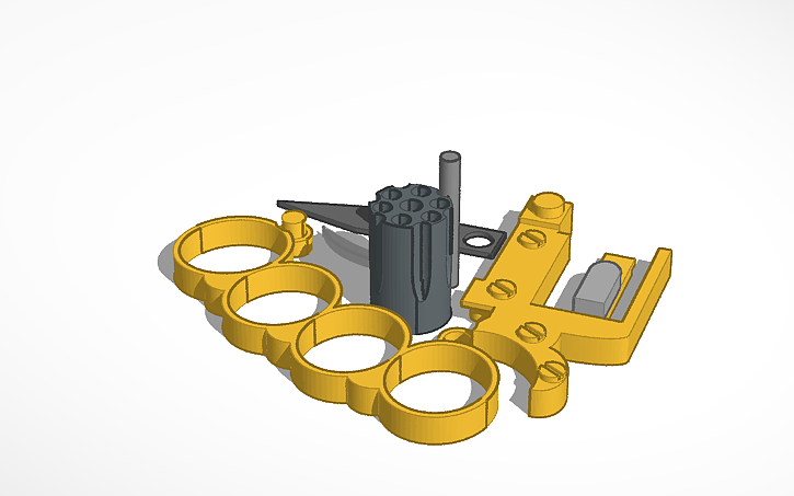 3D design apache revolver(assembly kit) - Tinkercad