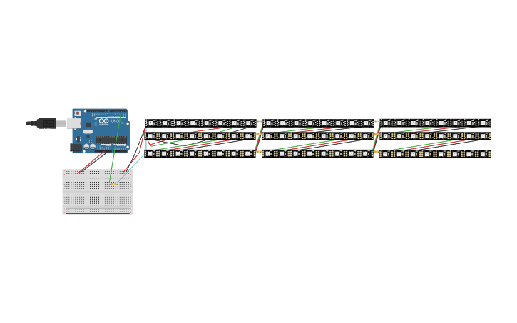 Circuit design neopixel | Tinkercad