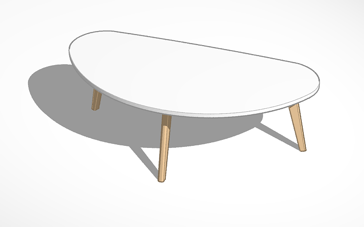 3D design LEJRE Coffee Table - Tinkercad