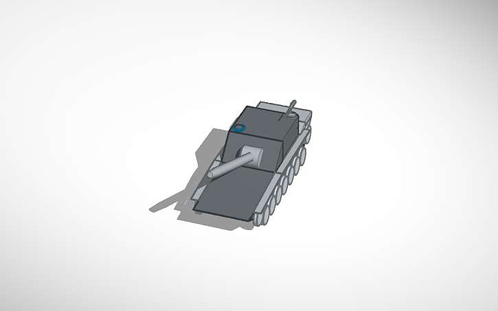 3D design SPG Tank mod. 2 (Hunter SPA) | Tinkercad