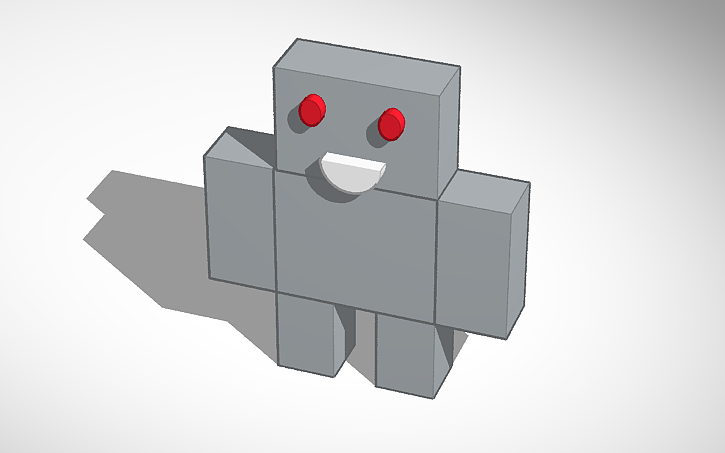 3D design cleaning robot - Tinkercad