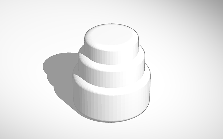 3D design cake - Tinkercad