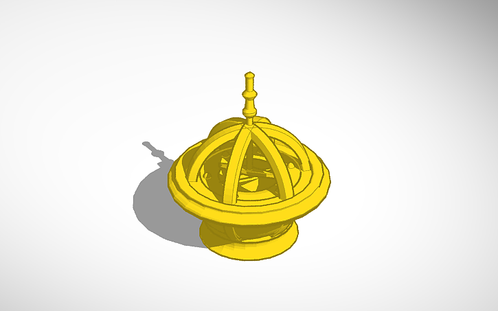 3D design Liahona - Tinkercad