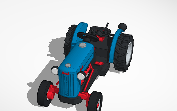 3D design ford tractor - Tinkercad