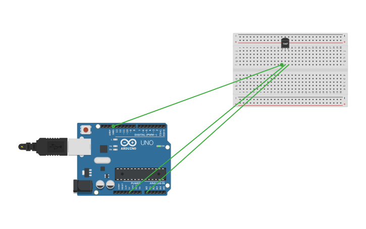 Circuit Design Temp Tinkercad