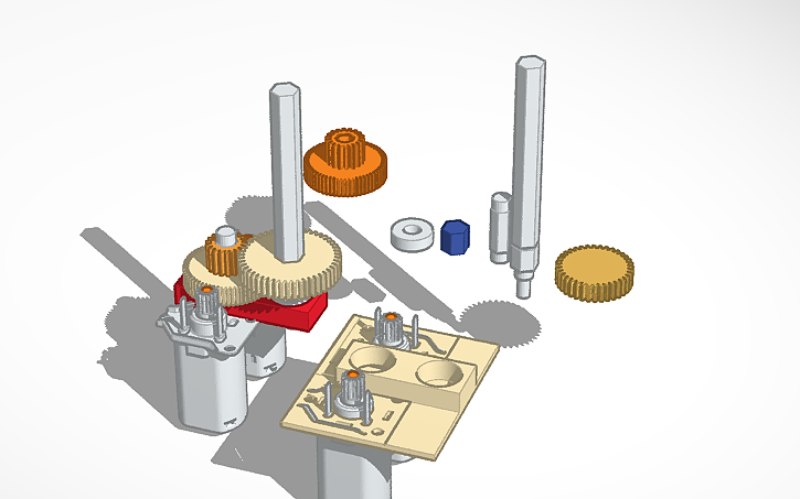 3D design Denso Motor Gear Box - Tinkercad